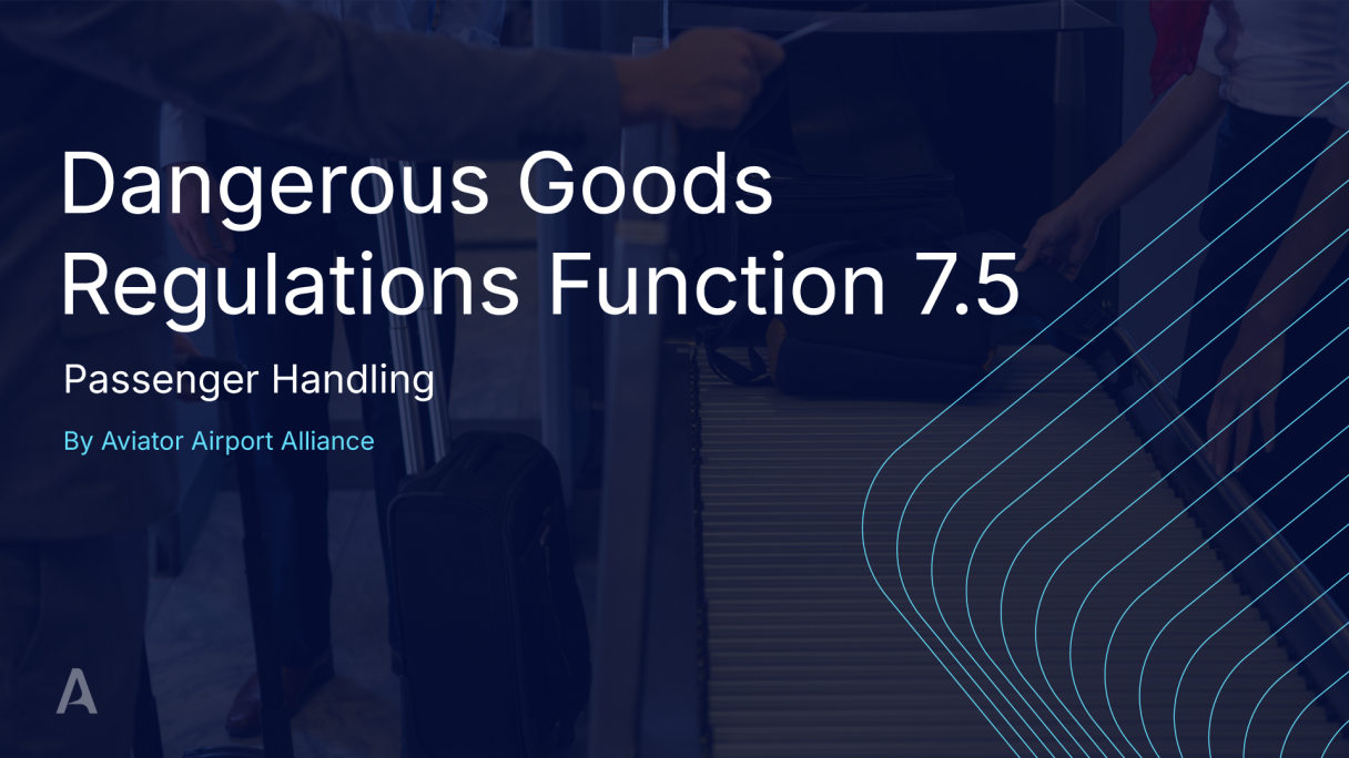 Dangerous Goods Training - Aeroclass.org